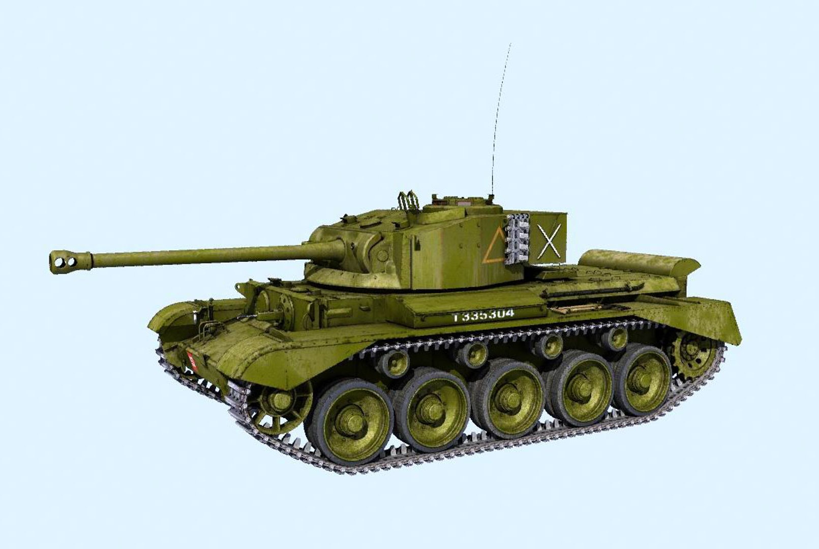 british comet tank 3d model