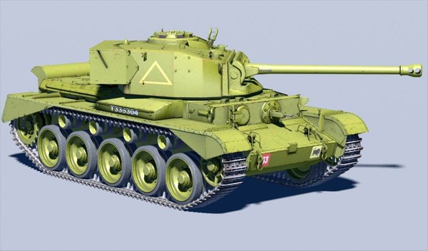 modelo 3d Comet Tank - TurboSquid 330886