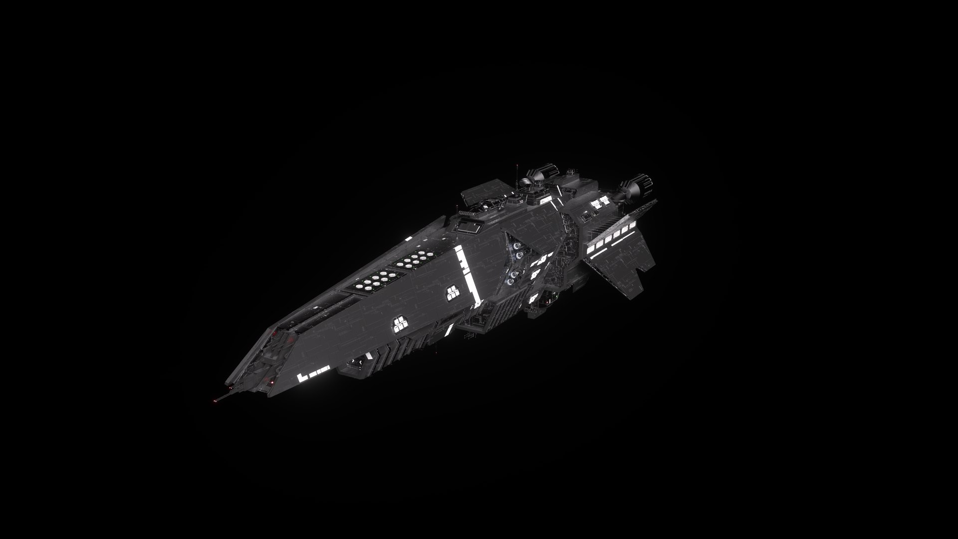 3D Model Halberd Class Light Destroyer - TurboSquid 2352410