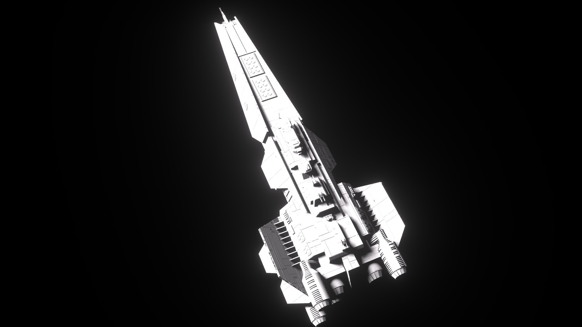 3D Model Halberd Class Light Destroyer - TurboSquid 2352410