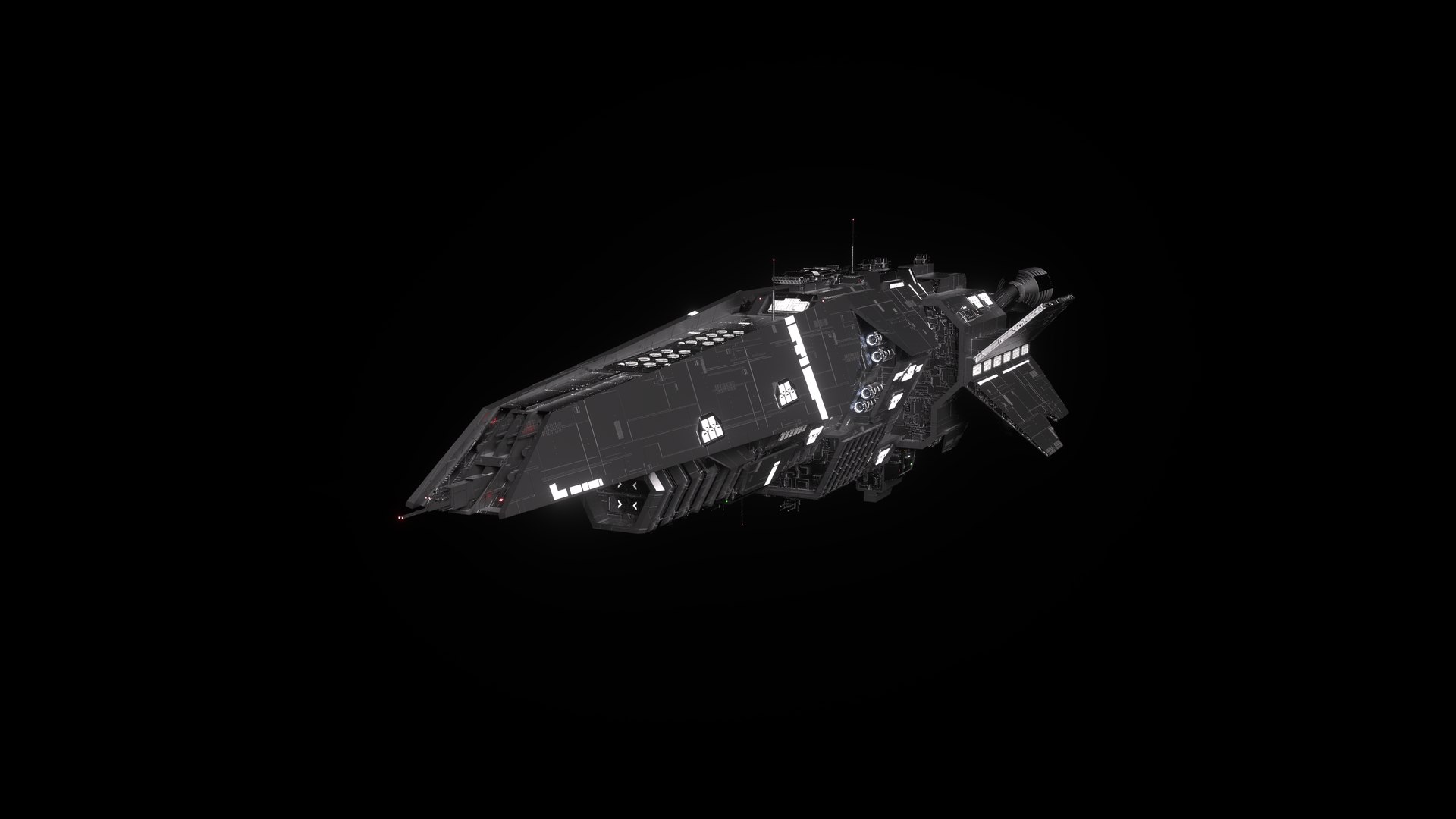3D Model Halberd Class Light Destroyer - TurboSquid 2352410