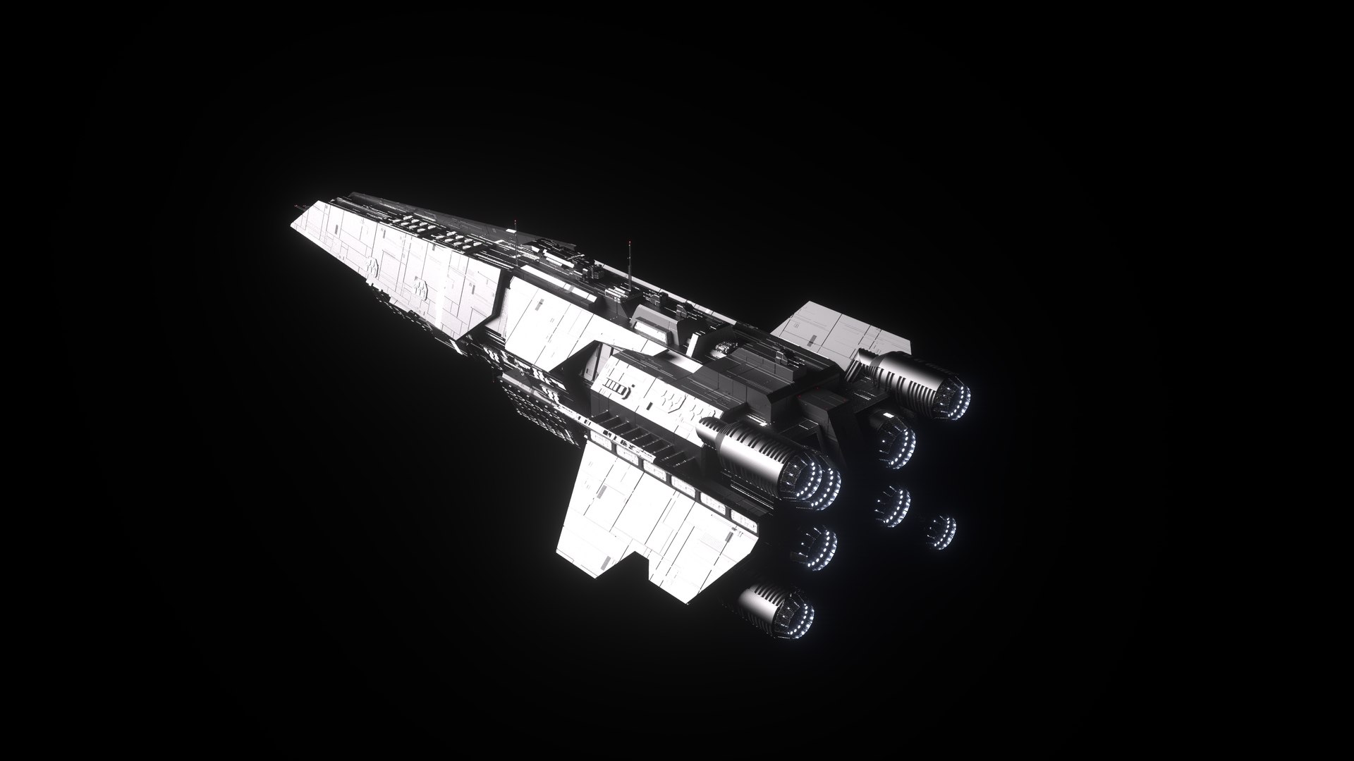 3D Model Halberd Class Light Destroyer - TurboSquid 2352410