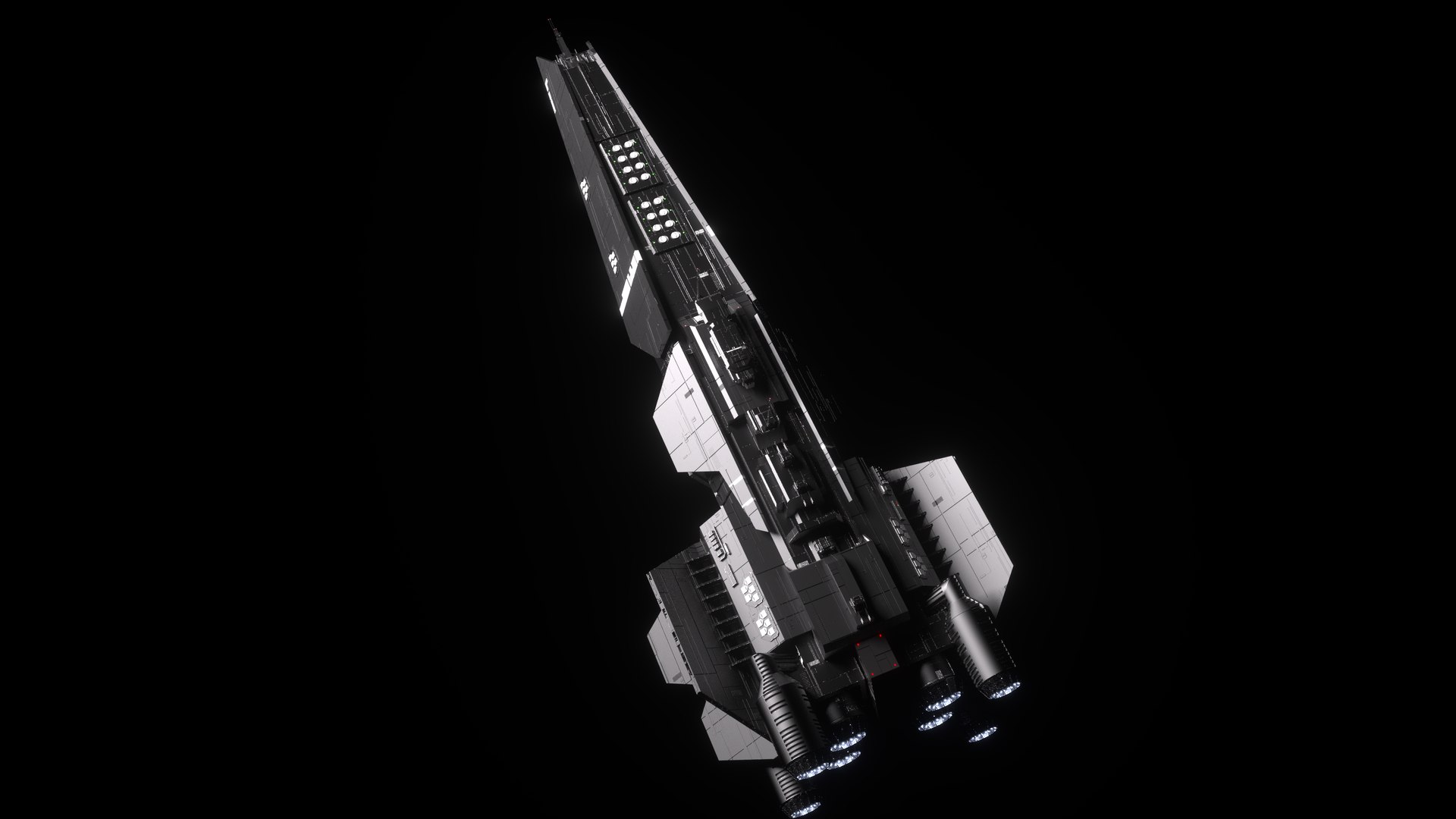 3D Model Halberd Class Light Destroyer - TurboSquid 2352410