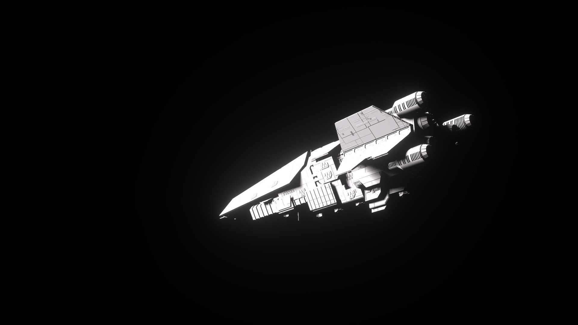3D Model Halberd Class Light Destroyer - TurboSquid 2352410