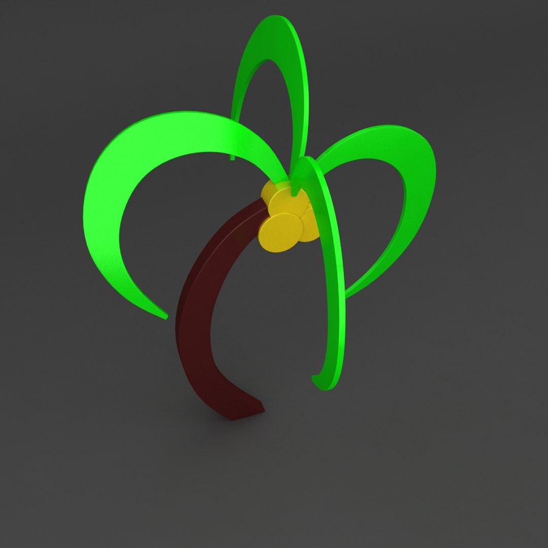 3d max cartoon tree