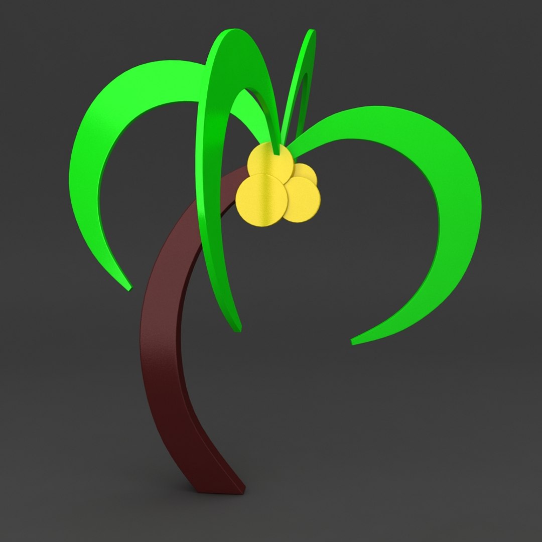 3d max cartoon tree