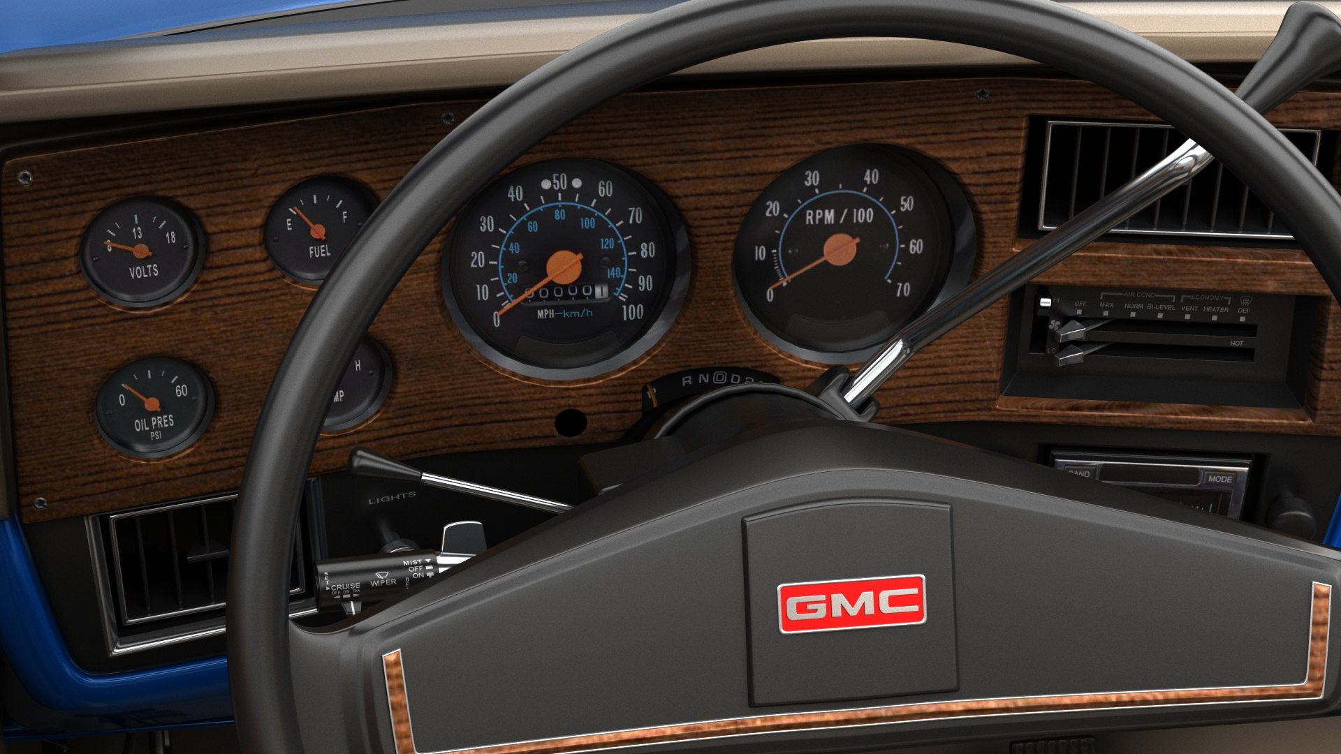 3D Model GMC JIMMY CONVERTIBLE 1973 - TurboSquid 2318005