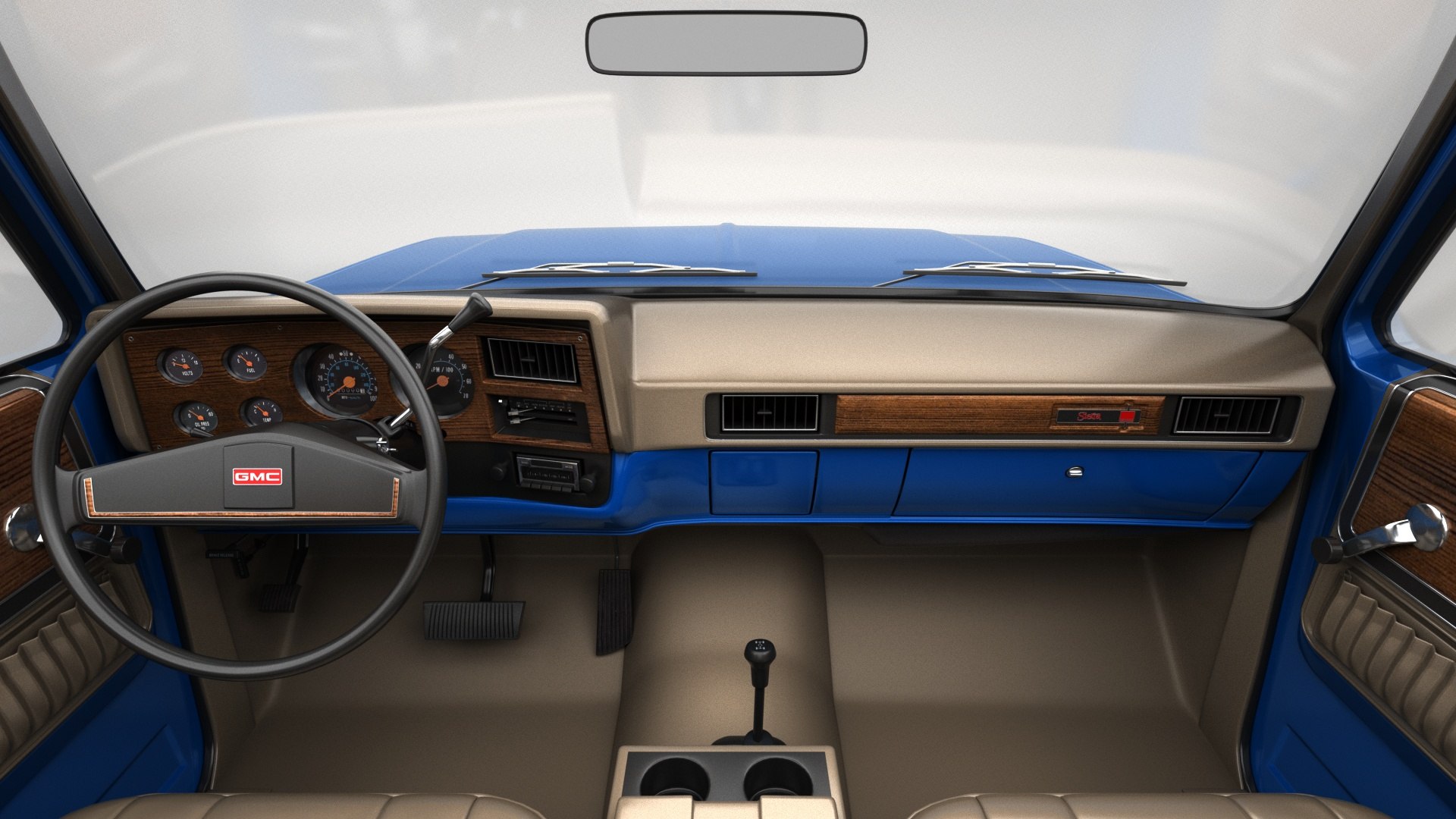 3D Model GMC JIMMY CONVERTIBLE 1973 - TurboSquid 2318005