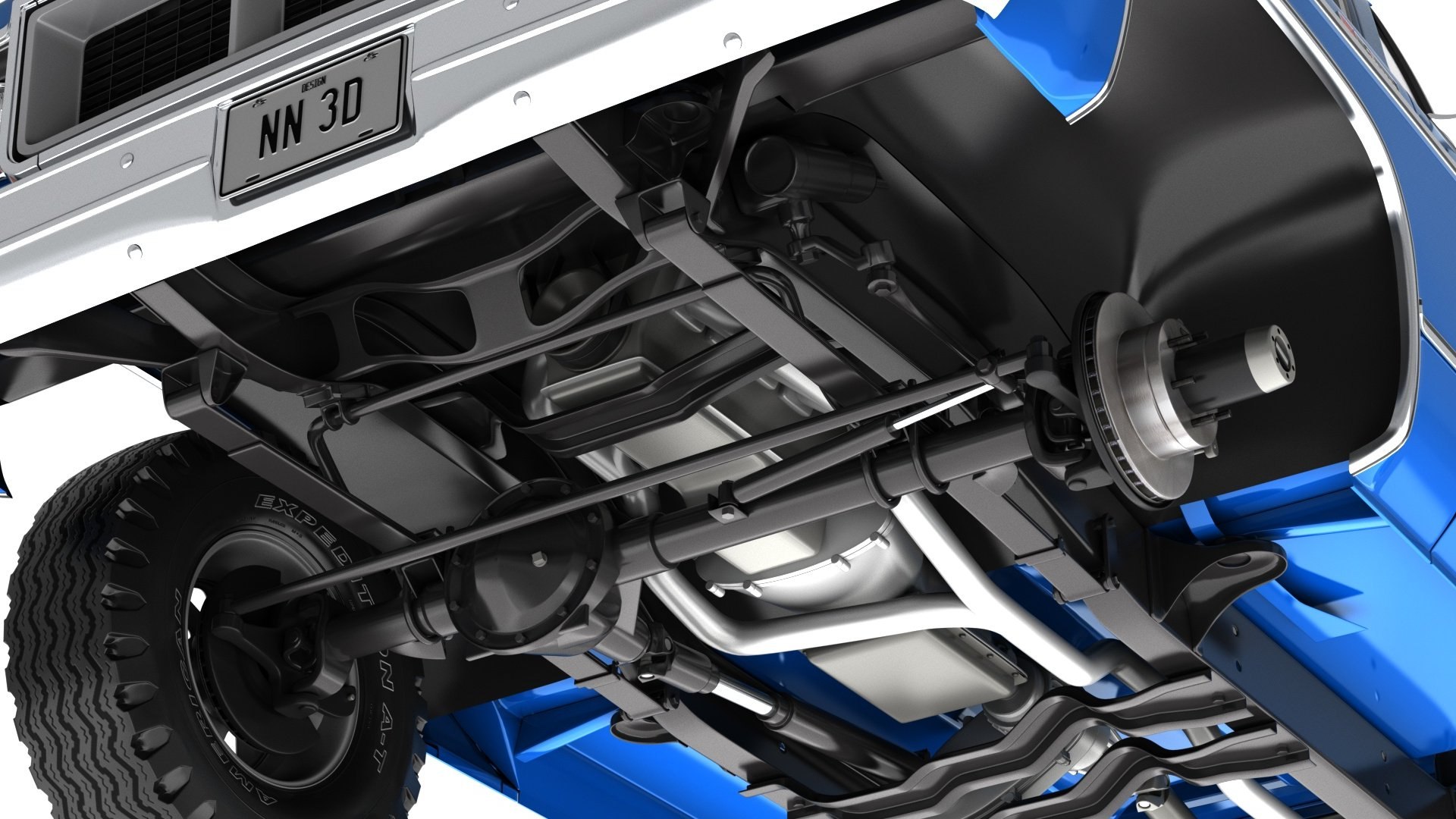 3D Model GMC JIMMY CONVERTIBLE 1973 - TurboSquid 2318005