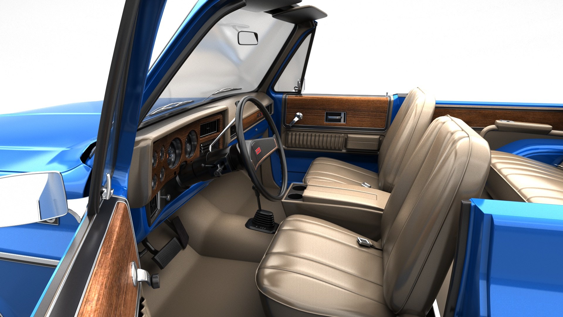 3D Model GMC JIMMY CONVERTIBLE 1973 - TurboSquid 2318005