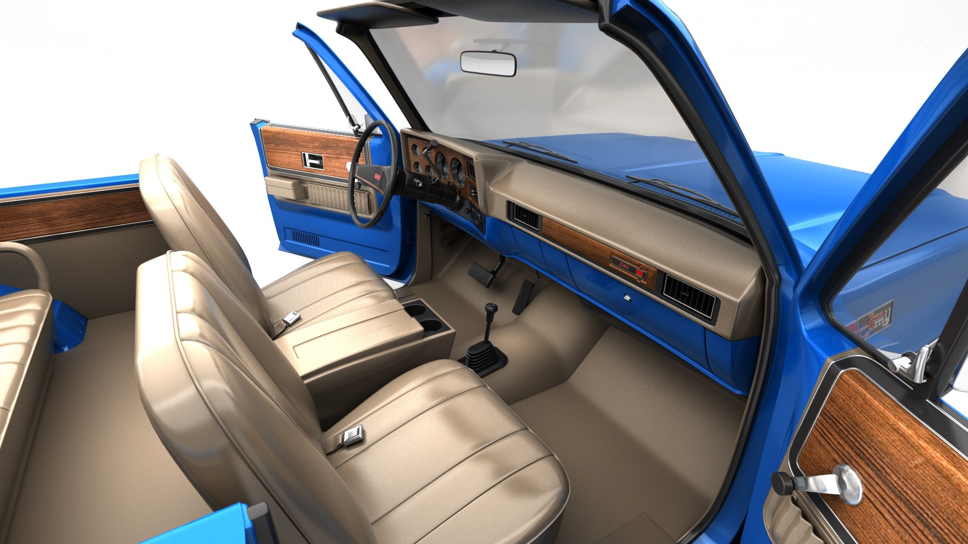 3D Model GMC JIMMY CONVERTIBLE 1973 - TurboSquid 2318005