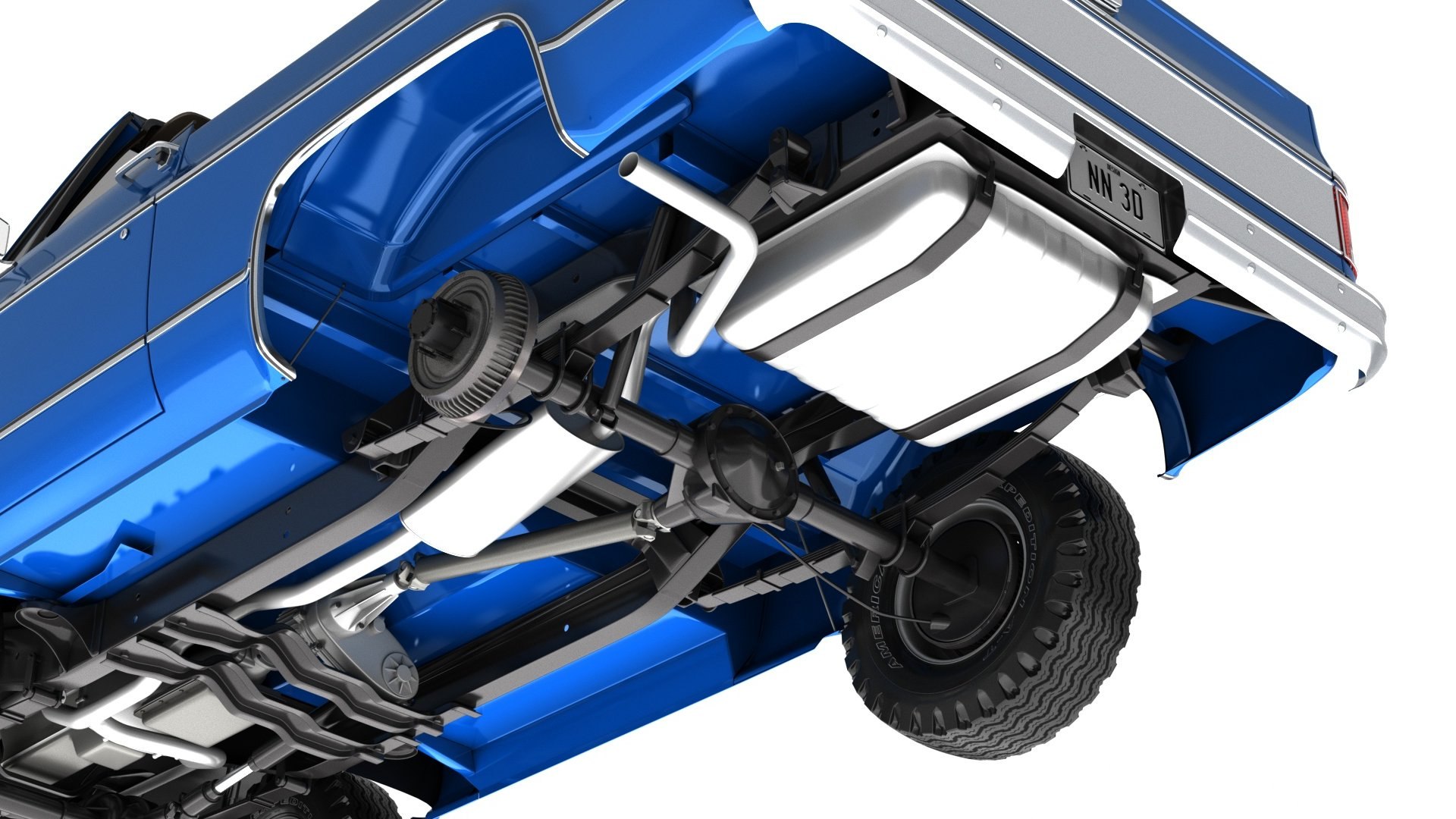 3D Model GMC JIMMY CONVERTIBLE 1973 - TurboSquid 2318005