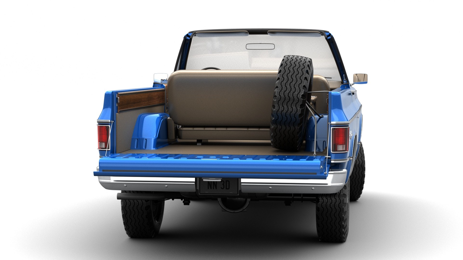 3D Model GMC JIMMY CONVERTIBLE 1973 - TurboSquid 2318005