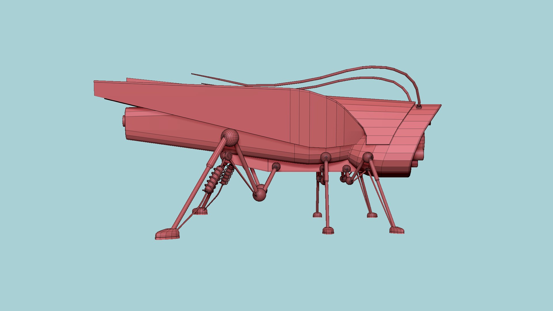 3D Insect Robot F02 Dark Steel - SciFi Character Design - TurboSquid ...