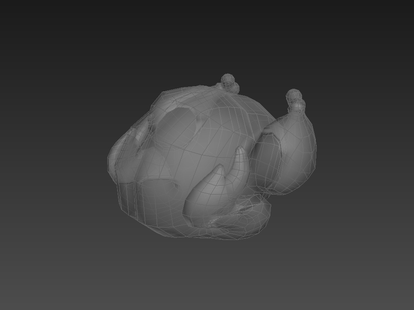 3D Roasted Chicken Cartoon - TurboSquid 1402336