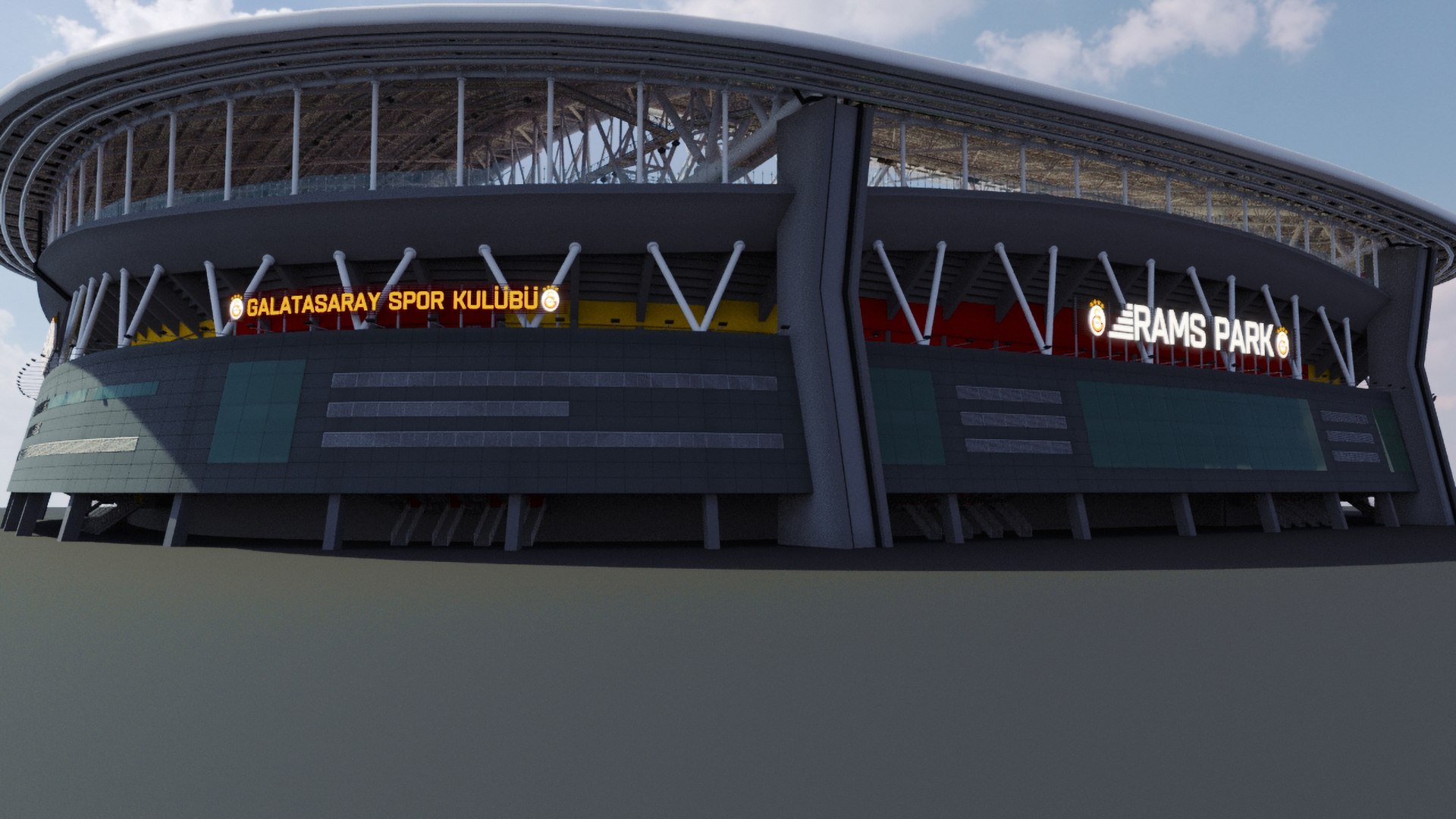 Ali Samiyen Spor Kompleksi Rams Park 3D Model - TurboSquid 2192175