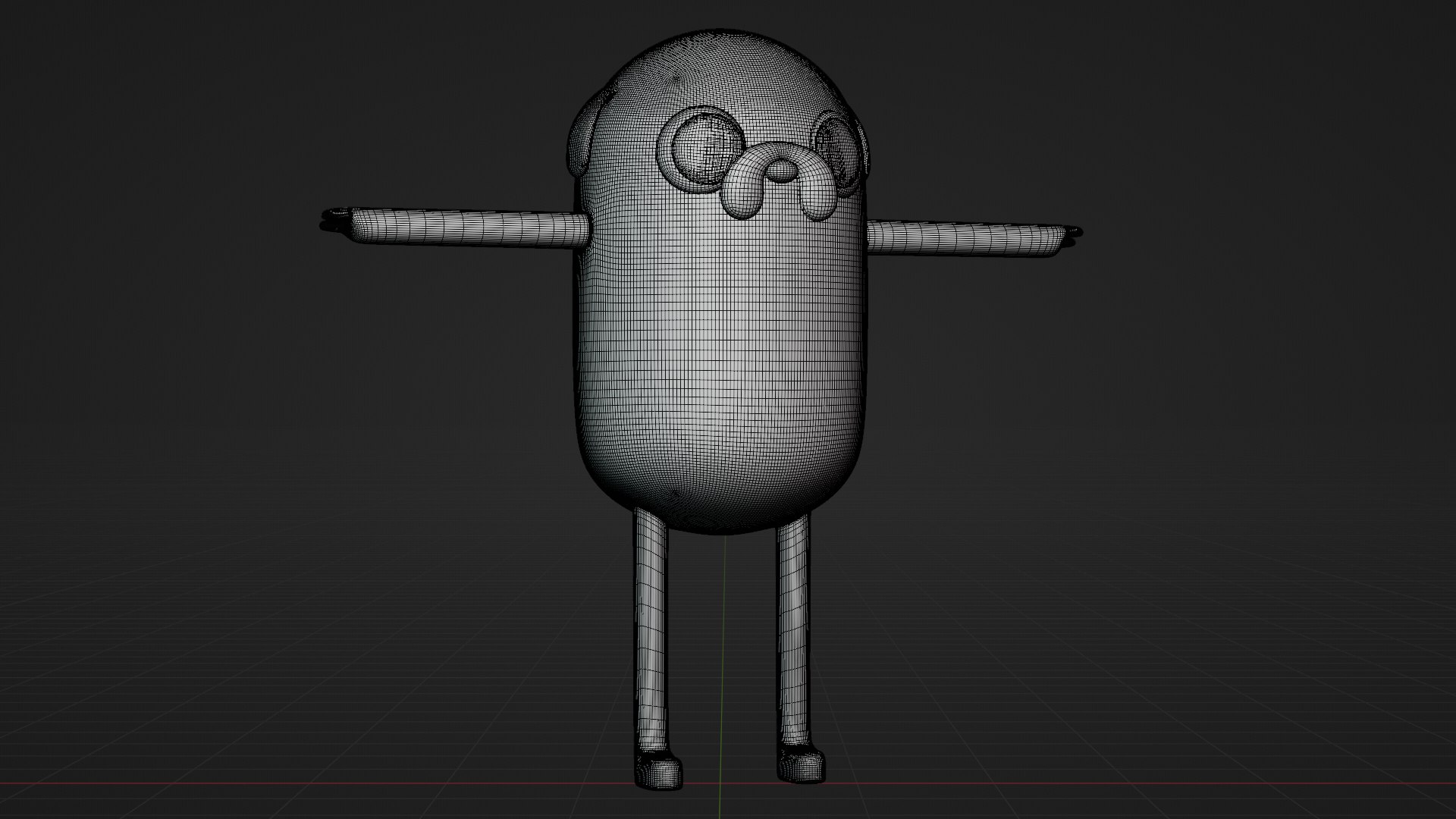 3D Jake The Dog From Adventure Time Model - TurboSquid 2069585