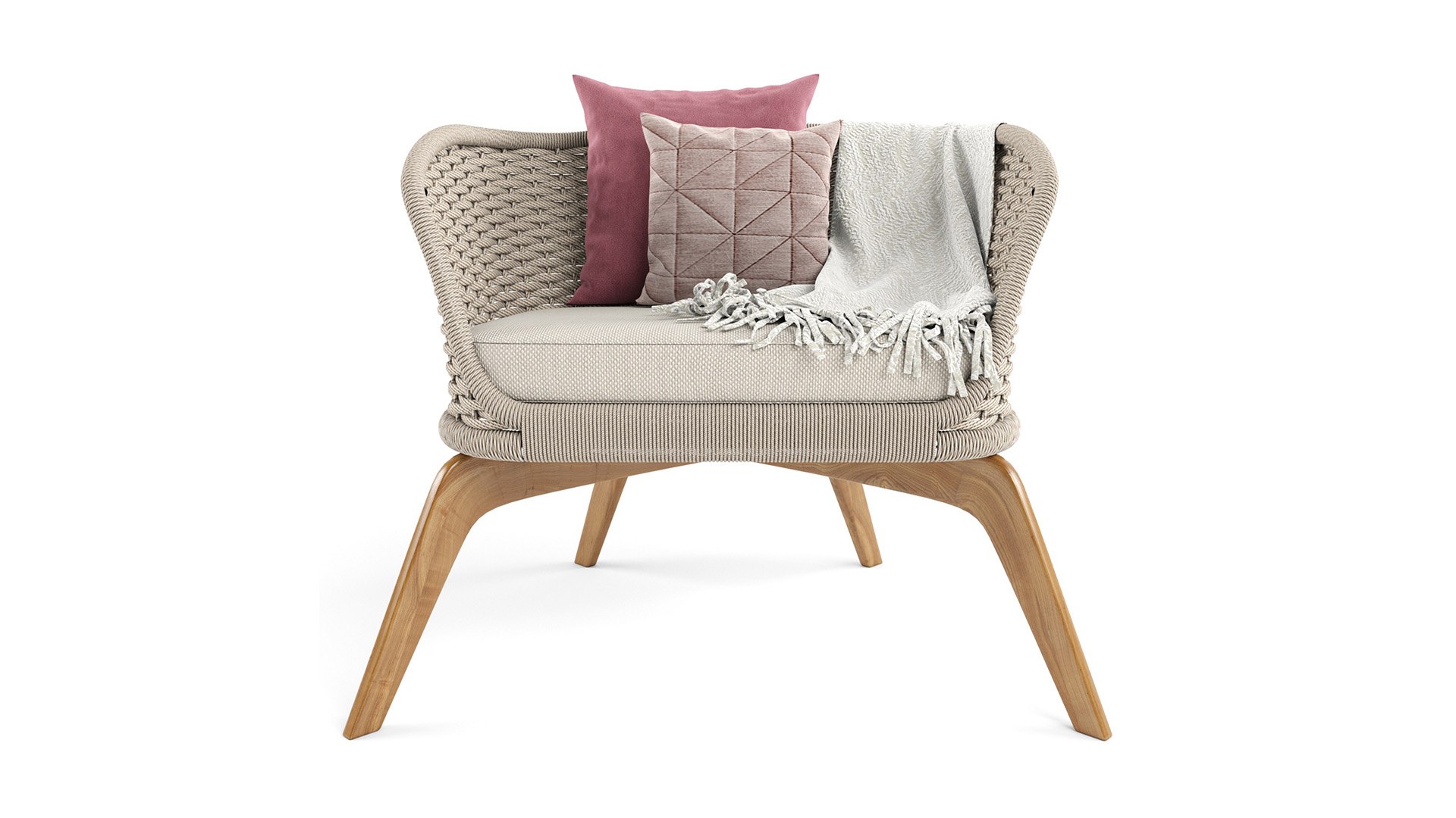 3D Model Ludo Armchair By Atmosphera - TurboSquid 1829881