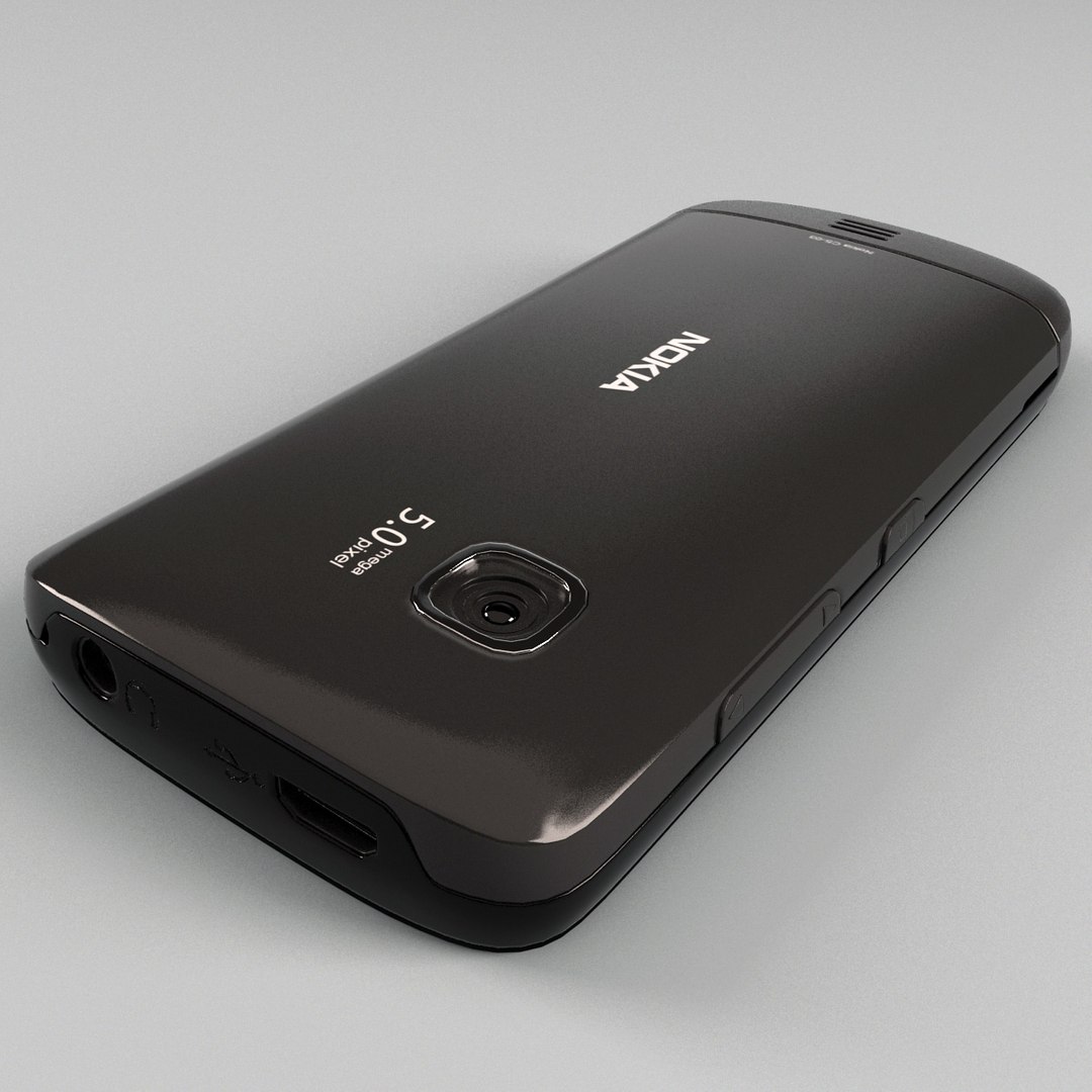 3d nokia c5-03 black