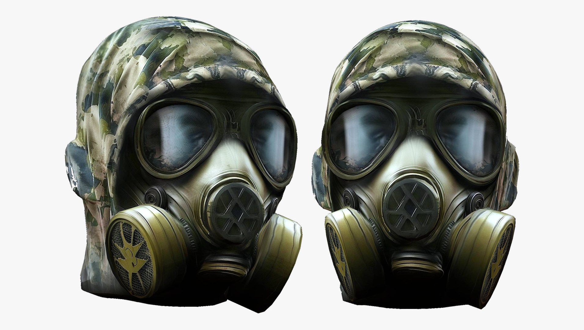 Gas Mask Protection Plastic Black 3D Model - TurboSquid 2024358