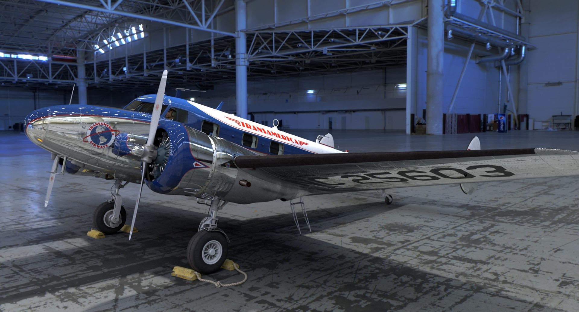 3d Lockheed Electra 12a