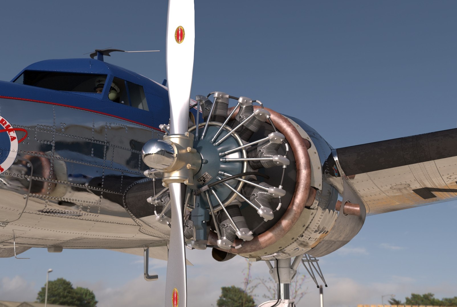3d Lockheed Electra 12a