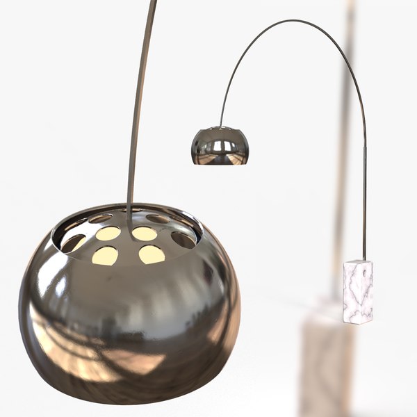 Castiglioni Bow Lamp 3D model - TurboSquid 1984264