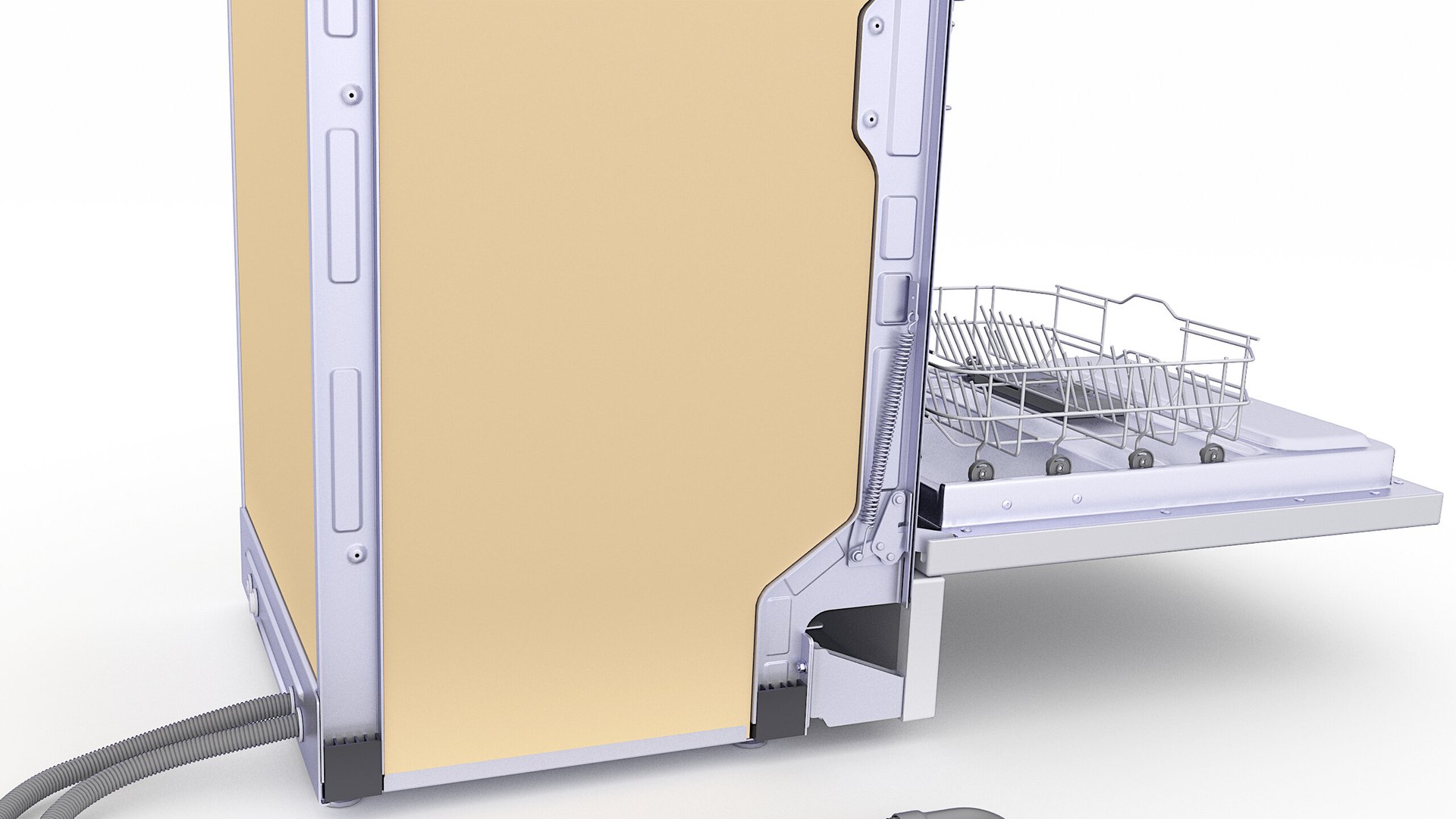 Dishwasher Built Built-in 3D Model - TurboSquid 1679870