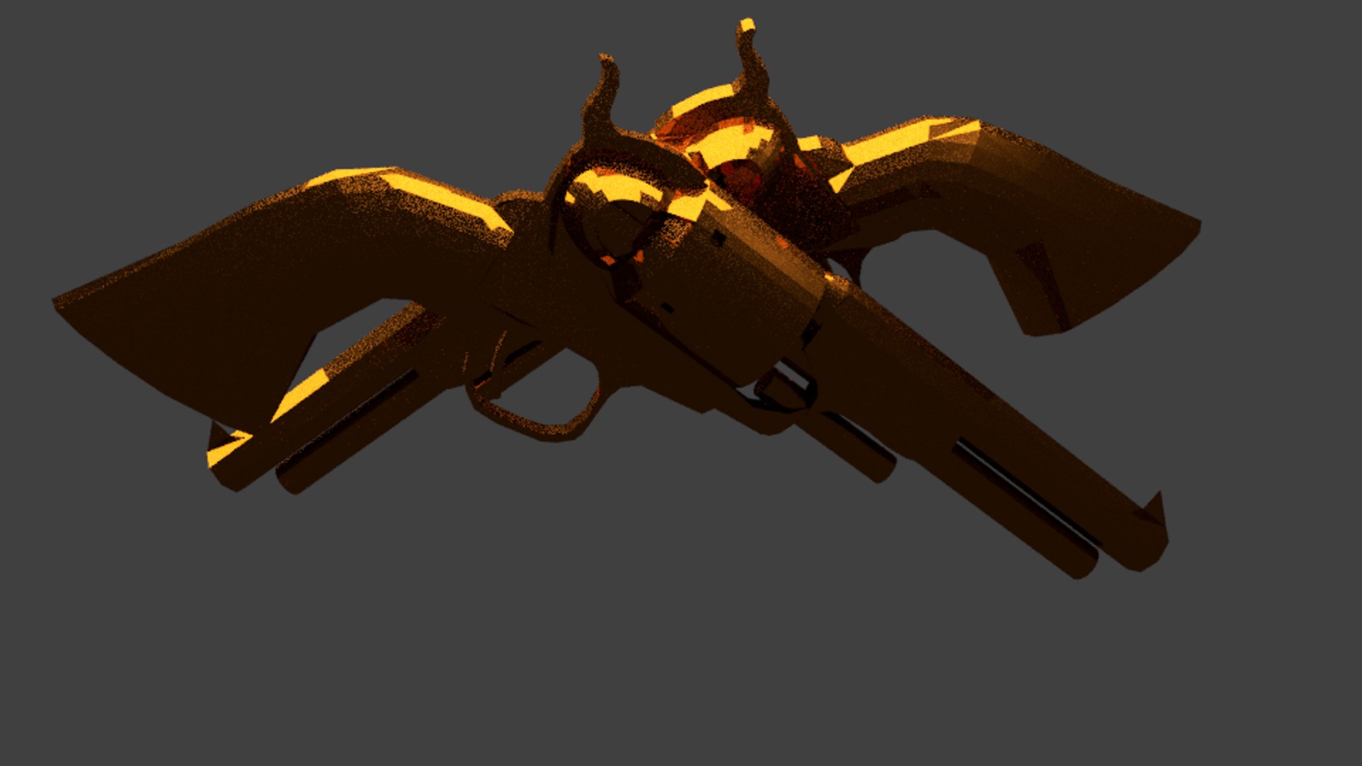 Golden Gun 3d Blend