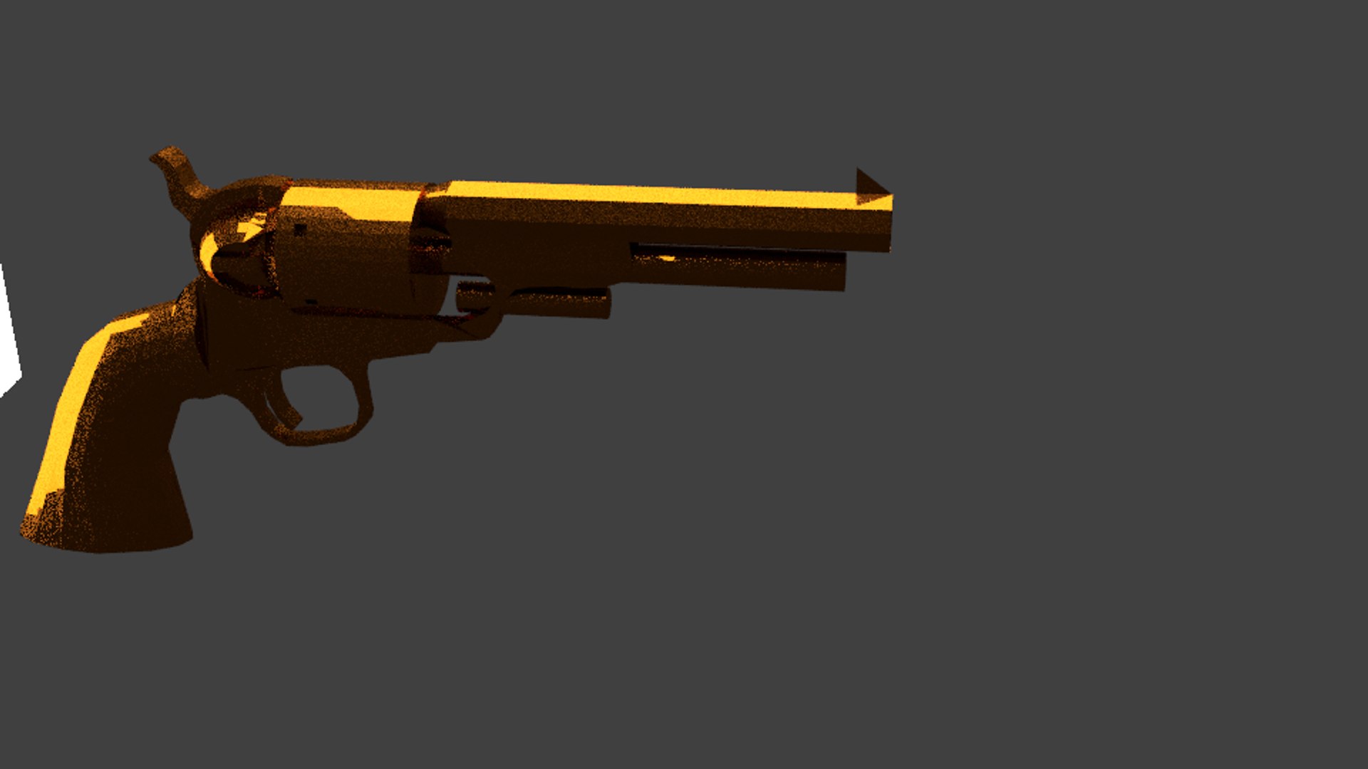Golden Gun 3d Blend