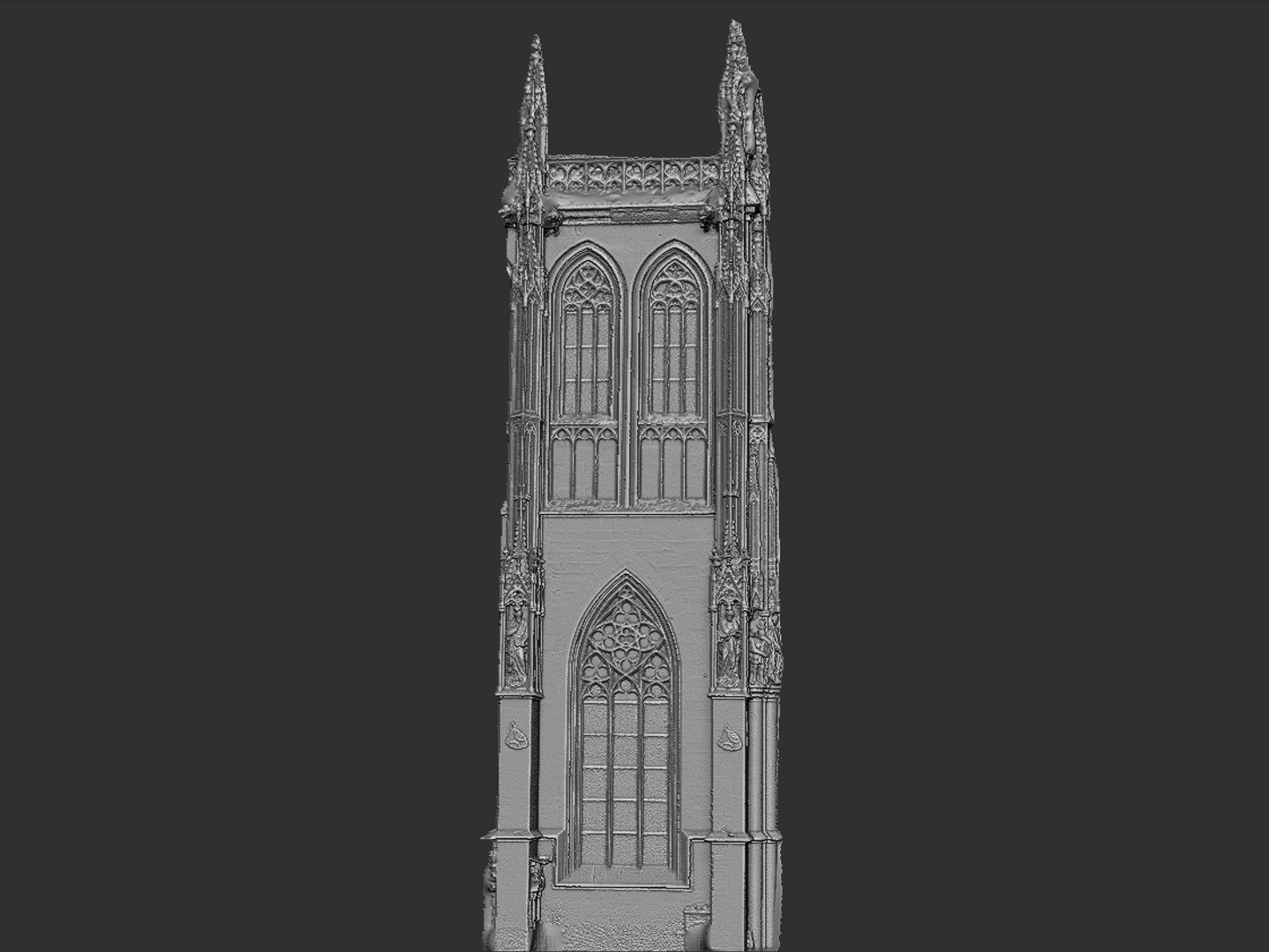 3d Model Gothic Architecture