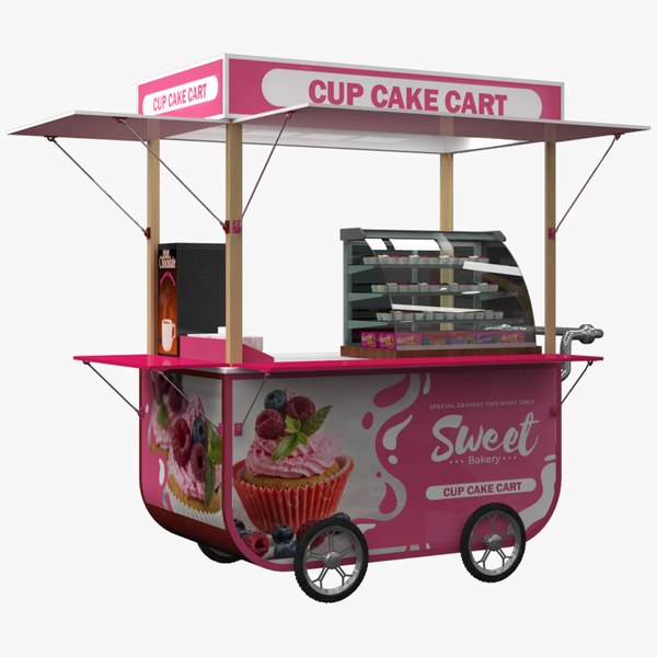 modelo 3d Carro De Café Modelo 3d - TurboSquid 2155990