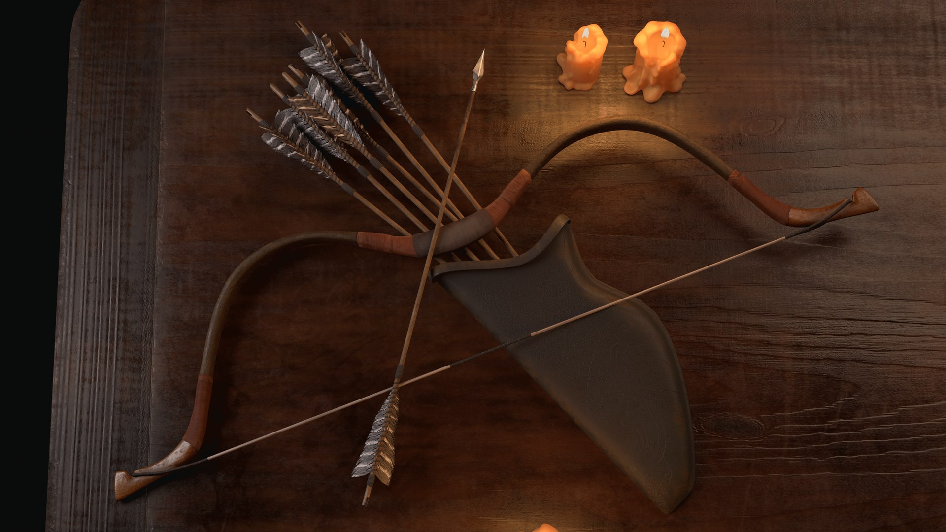 Bow-Mongolian Bow 3D Model - TurboSquid 2343964