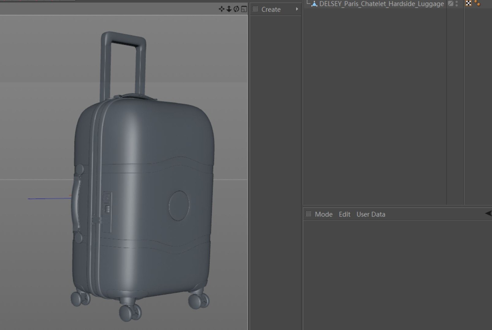 Delsey Paris Chatelet Hardside 3D Model - TurboSquid 1709075