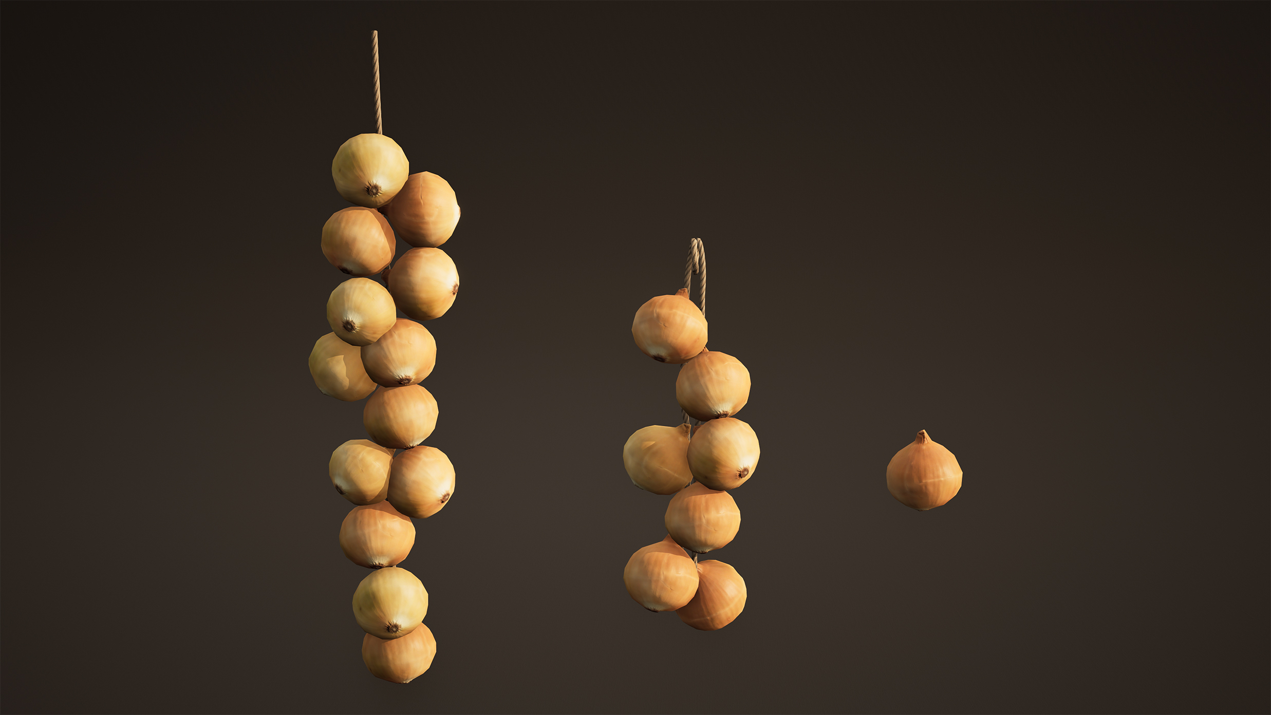 3D onion food model - TurboSquid 1683514