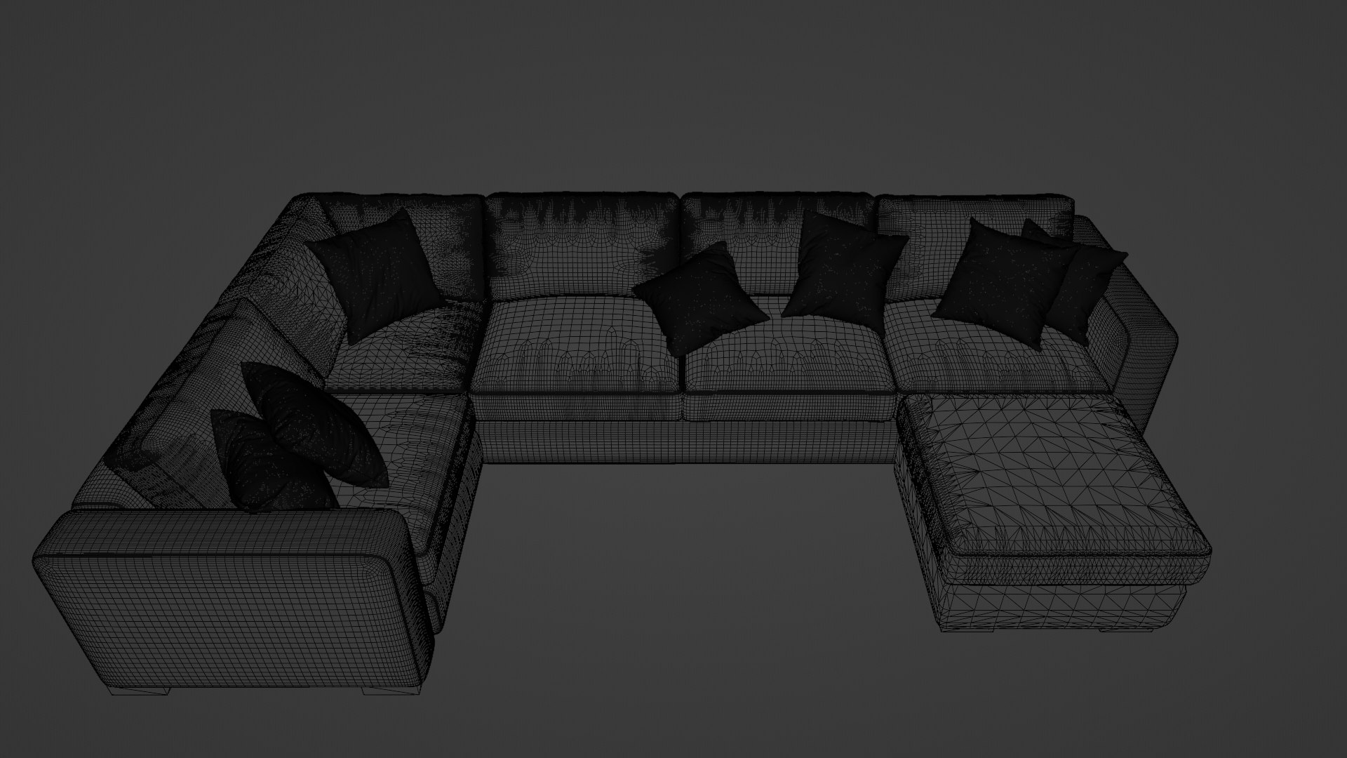 Modern Sectional Sofa Set And Couch 3D Model - TurboSquid 2091250