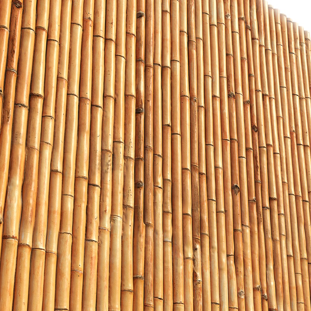 3D Ultra Realistic Bamboo Wall Geometry - TurboSquid 1758574