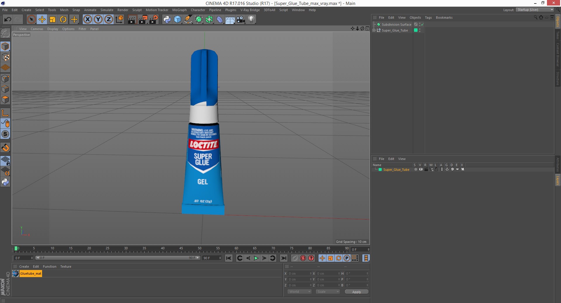 3D Super Glue Tube Model - TurboSquid 1902732
