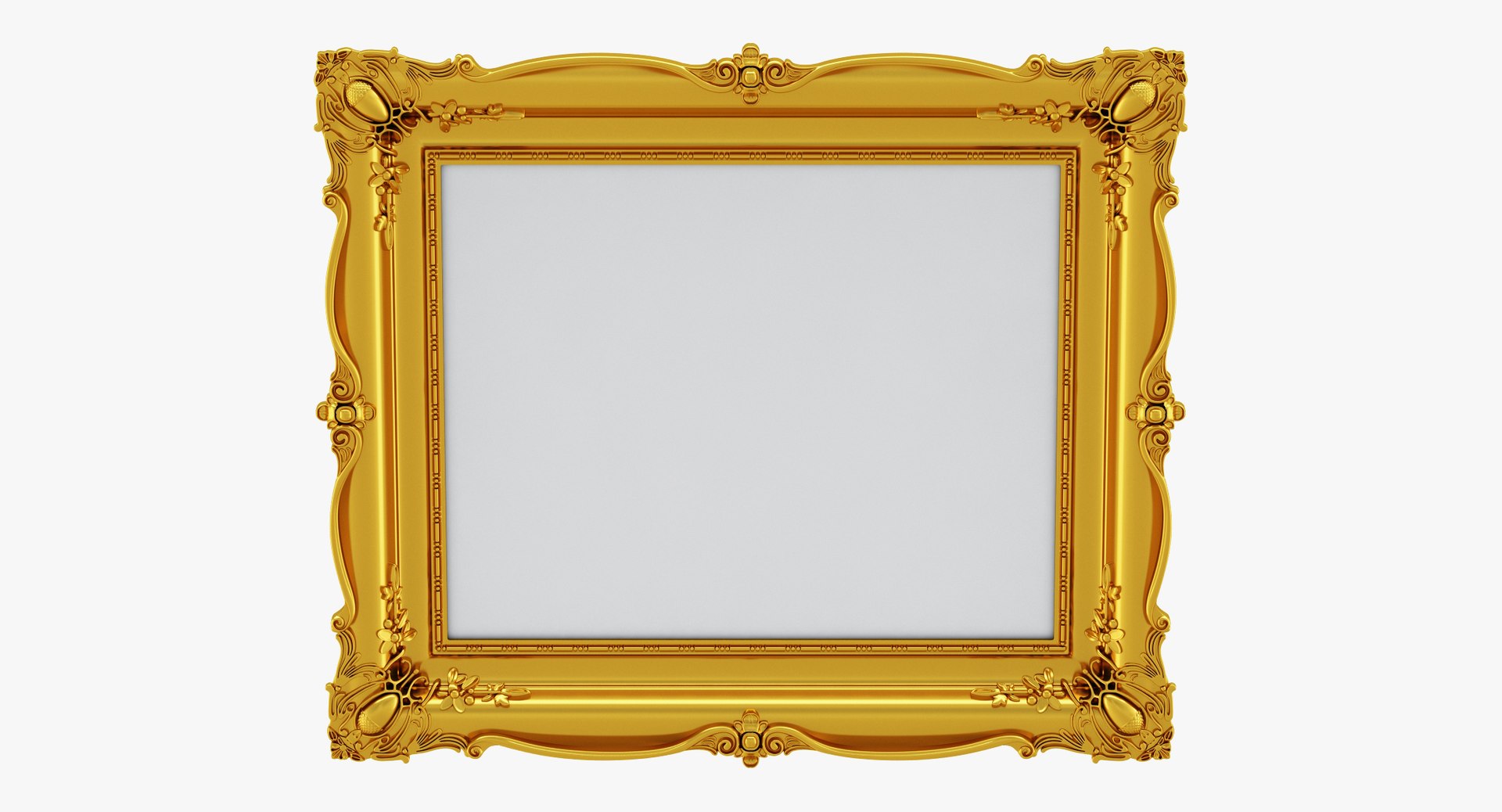 3D Model 12 Classic Frames - TurboSquid 1618939