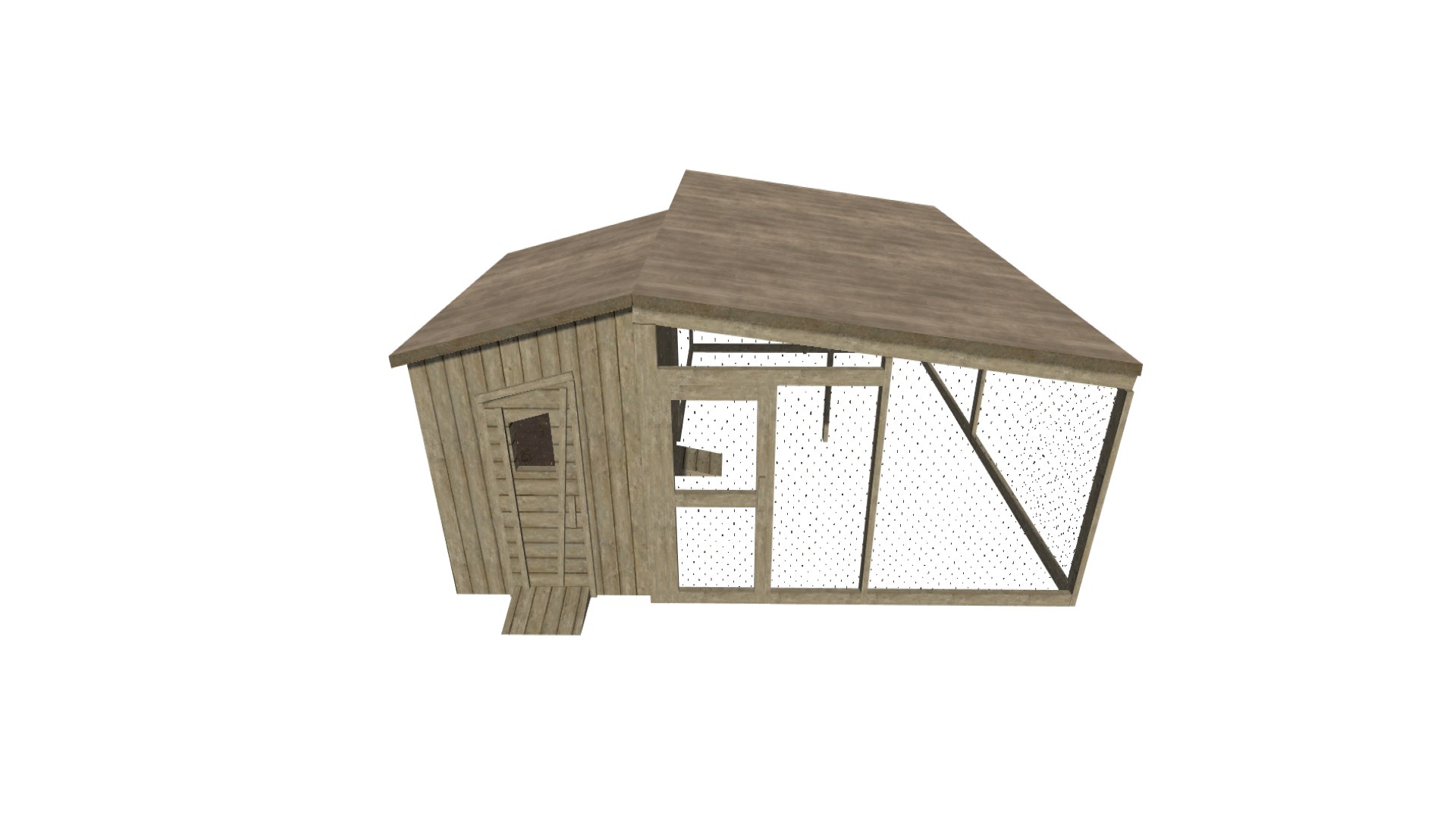 3D Chicken Coop - TurboSquid 1759680