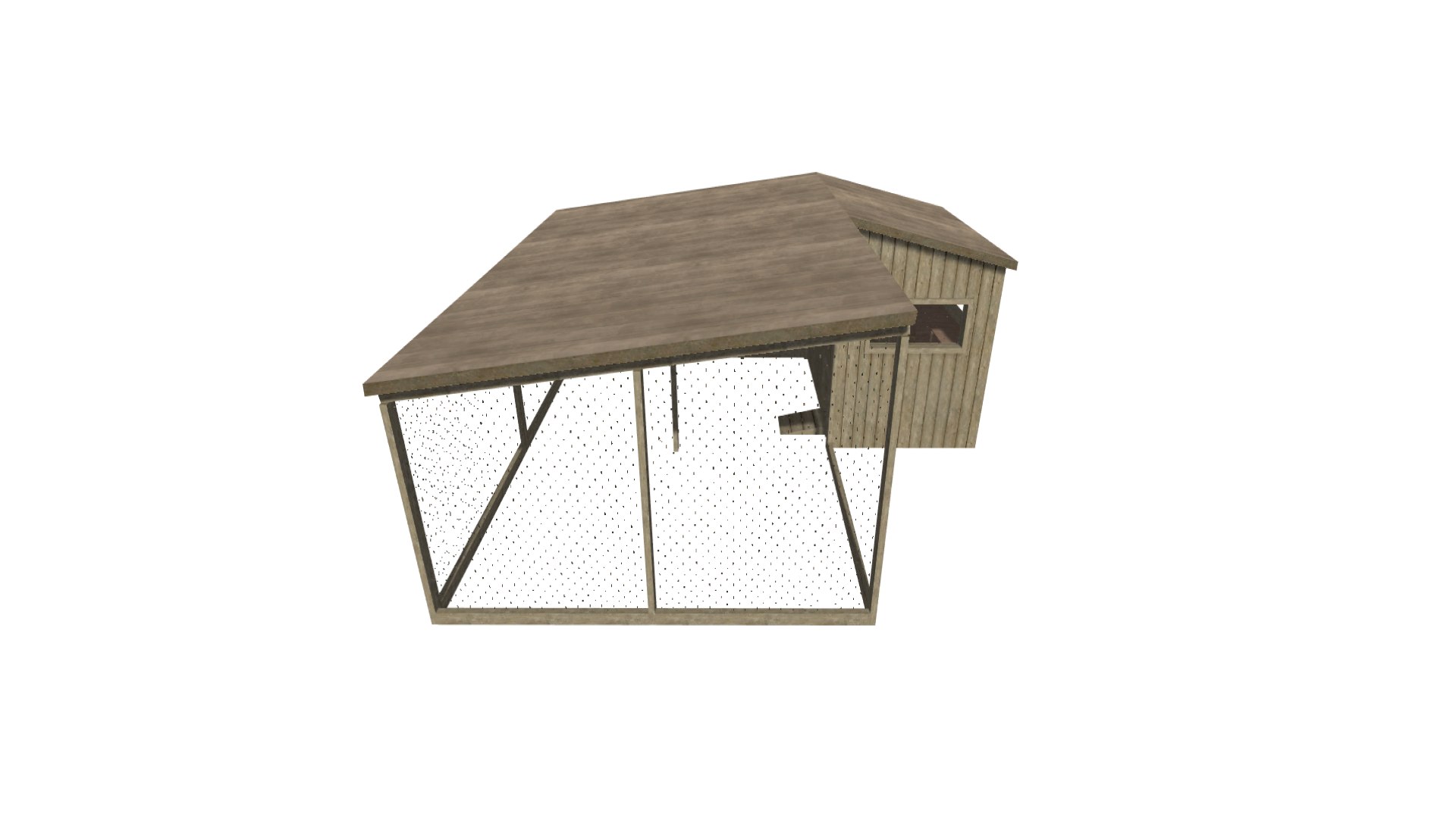 3D Chicken Coop - TurboSquid 1759680