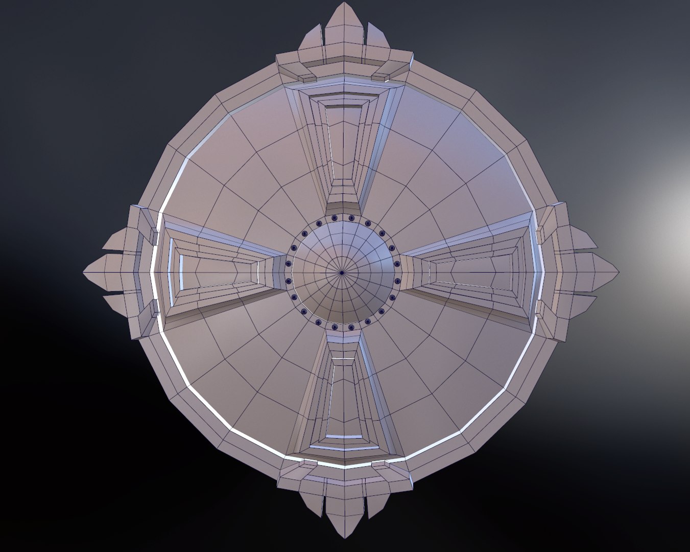 3d Model Of Shield