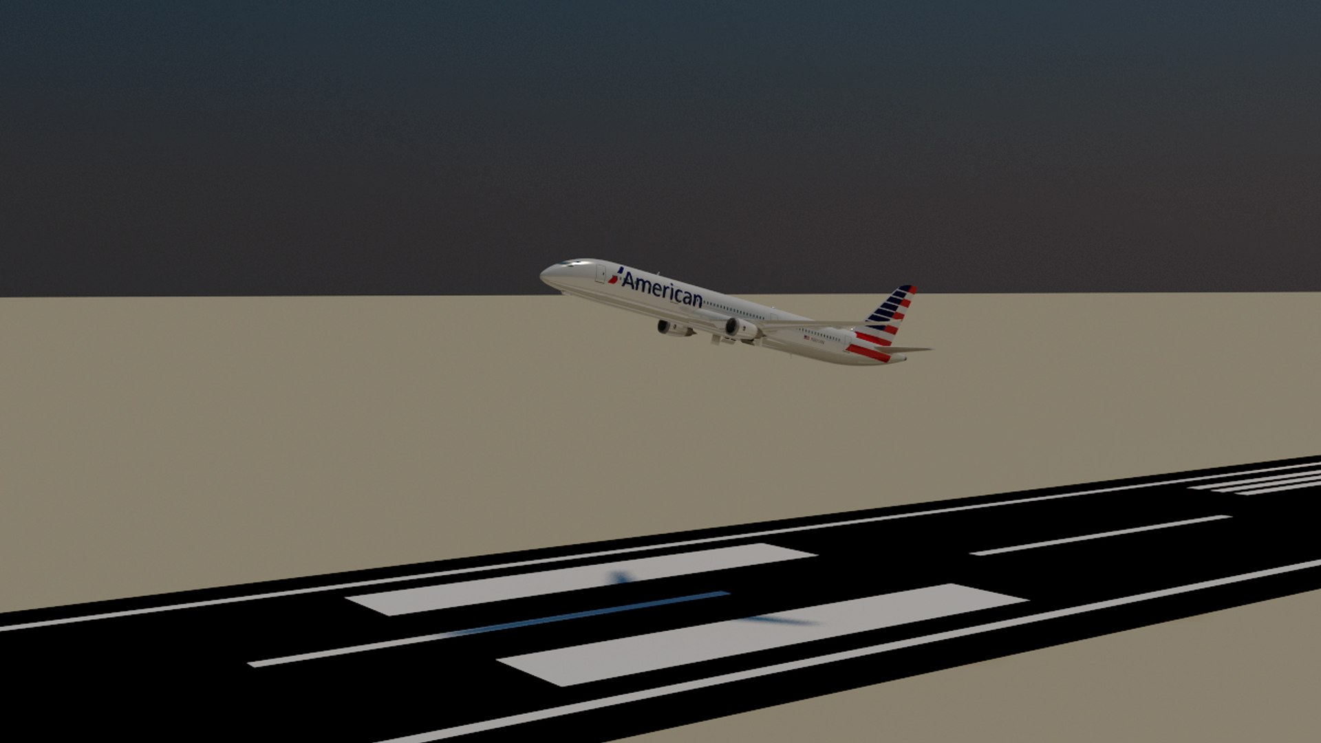 max american airlines animation