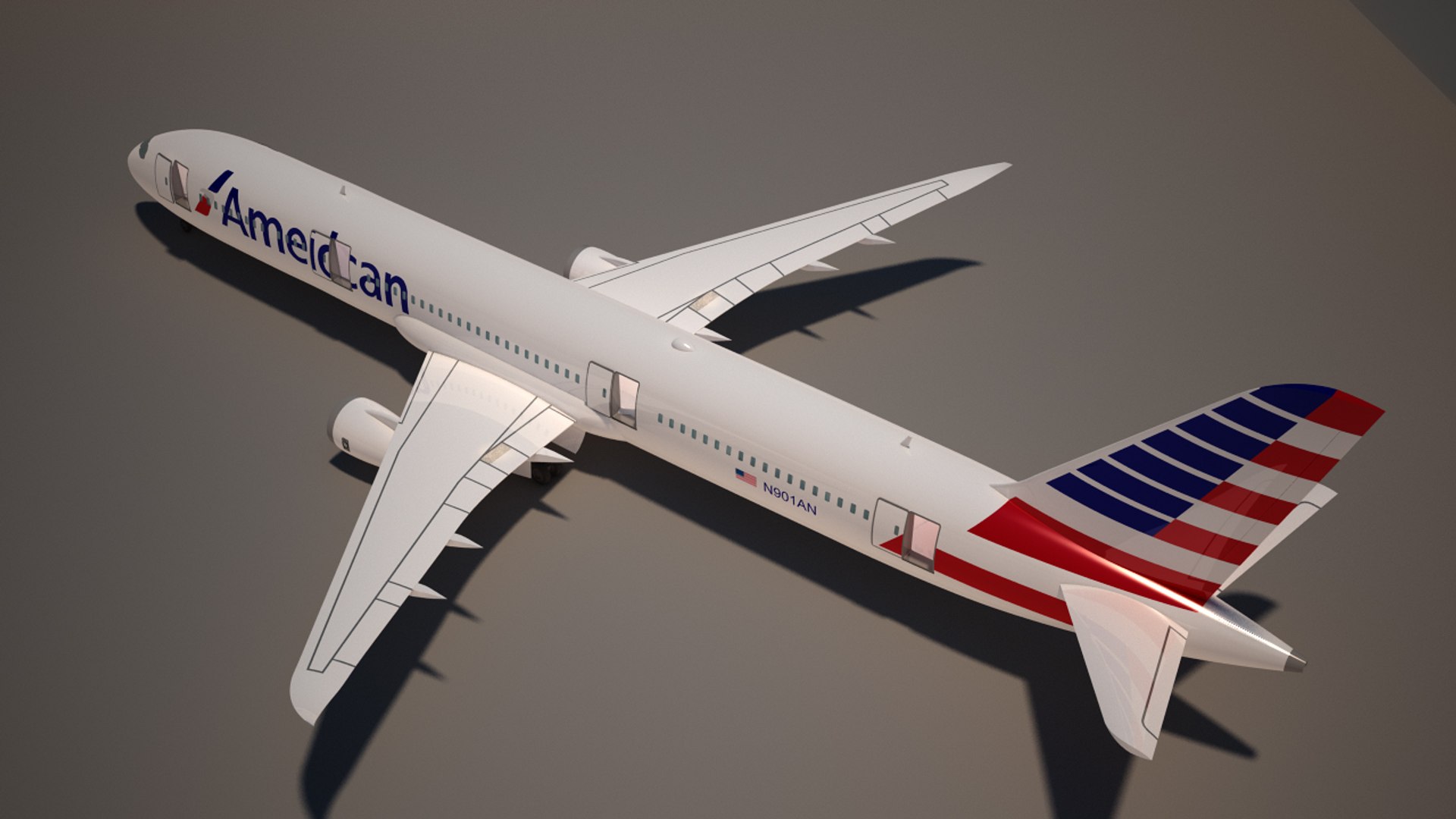 Max American Airlines Animation