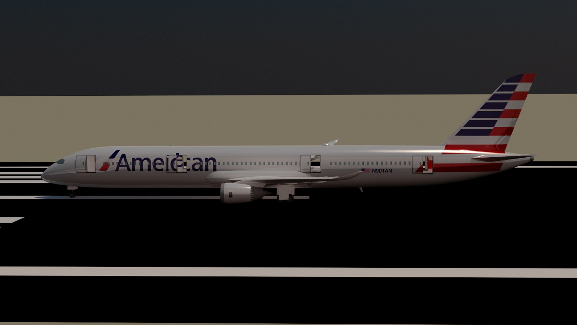 max american airlines animation