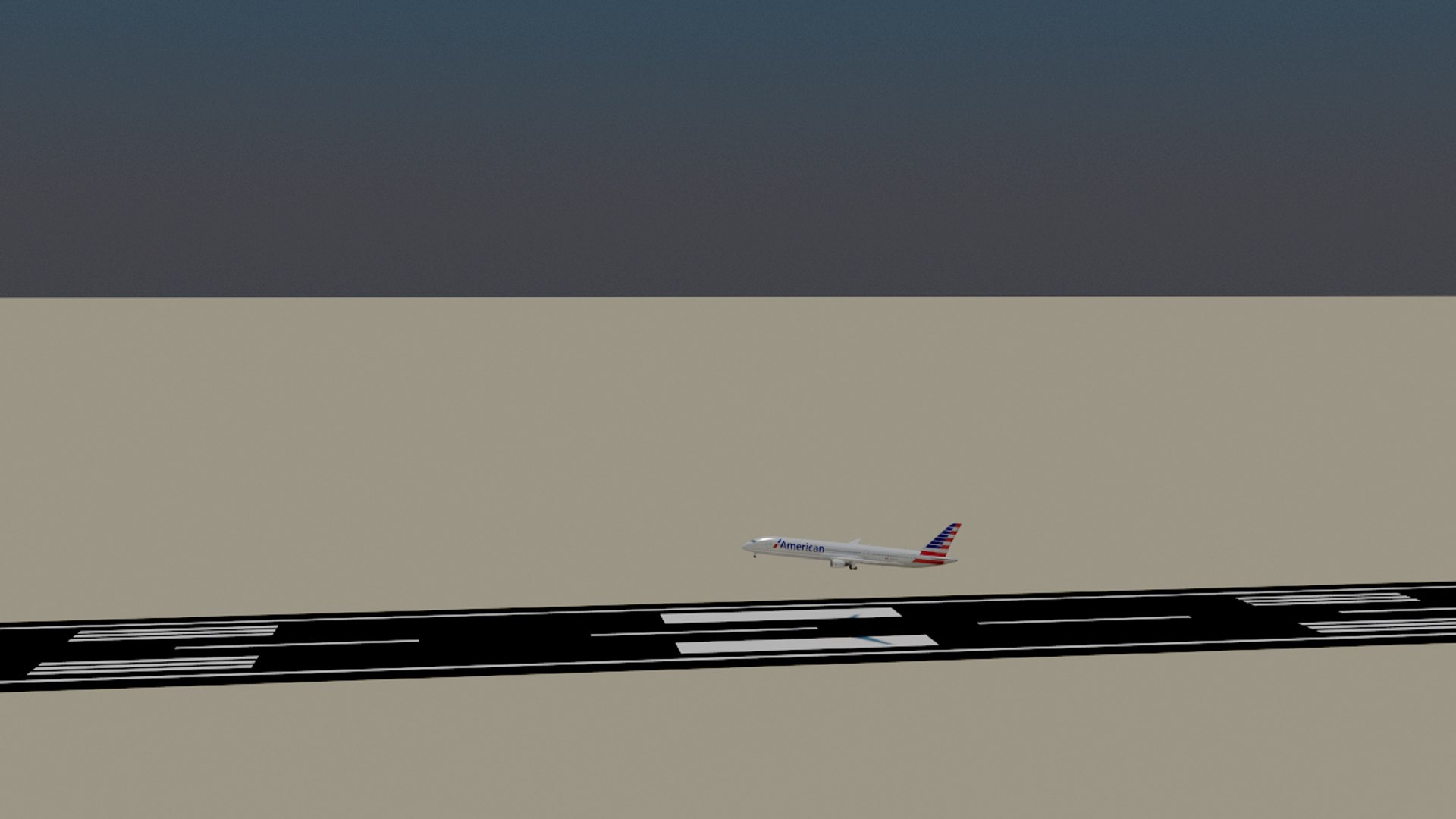 Max American Airlines Animation