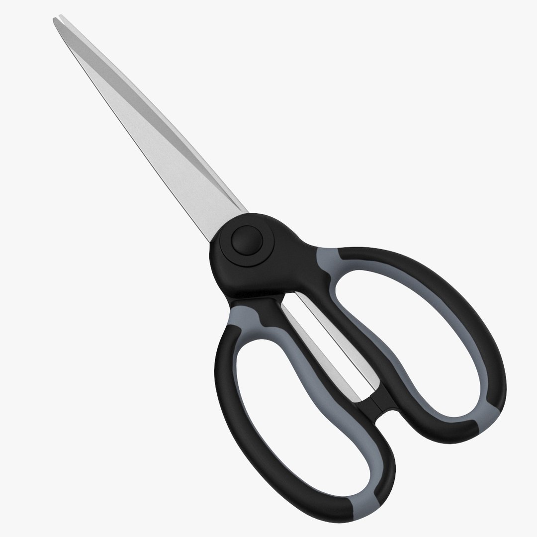 Utility Scissors Clean and Dirty 3D model - TurboSquid 2101897