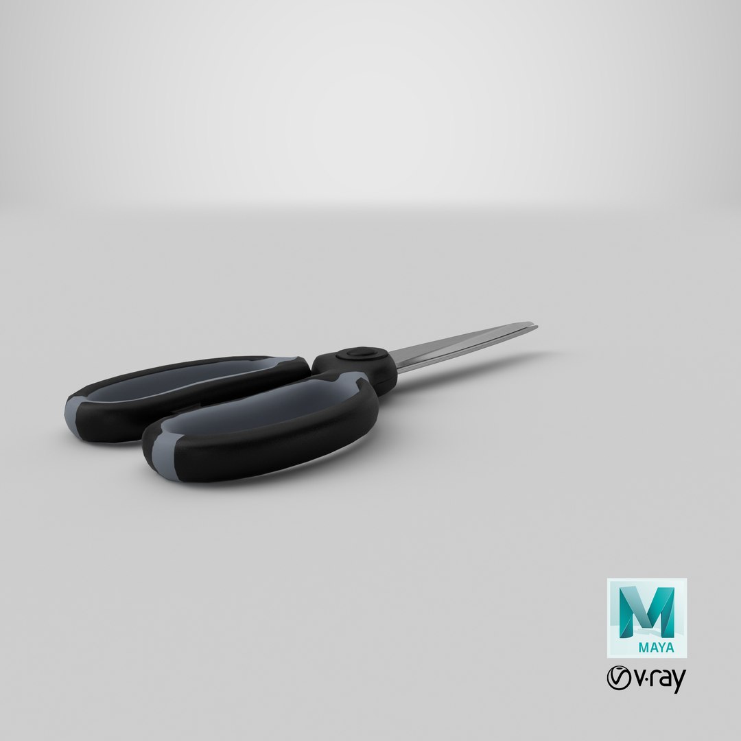 Utility Scissors Clean and Dirty 3D model - TurboSquid 2101897