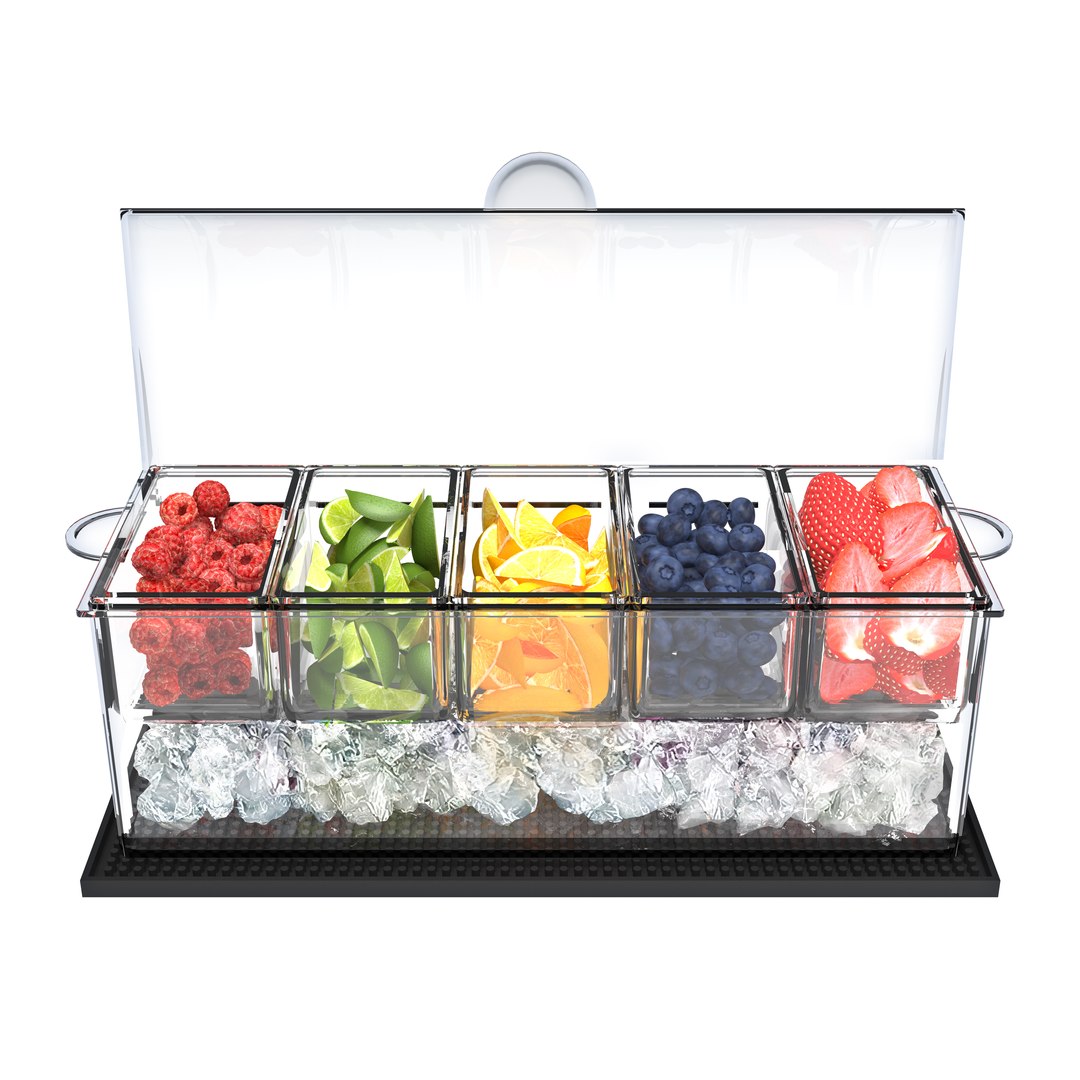 3D Model Ice Tray Bar Condiment - TurboSquid 2238598