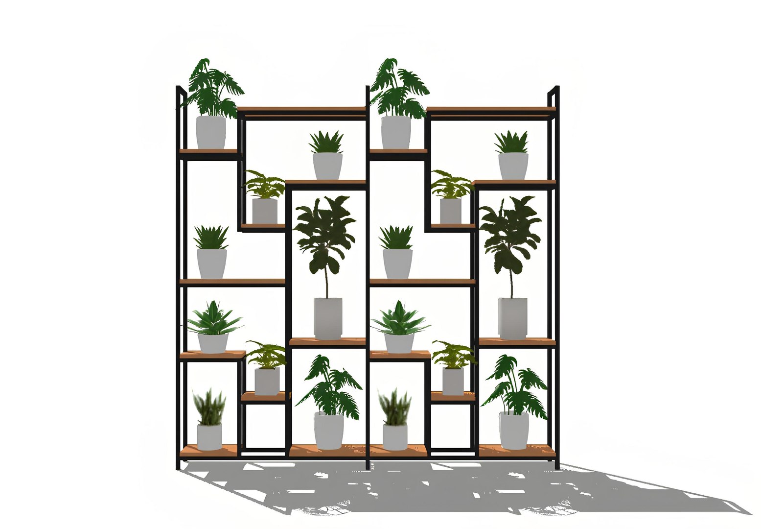 Shelf For Ornamental Plants 3D Model - TurboSquid 2187764